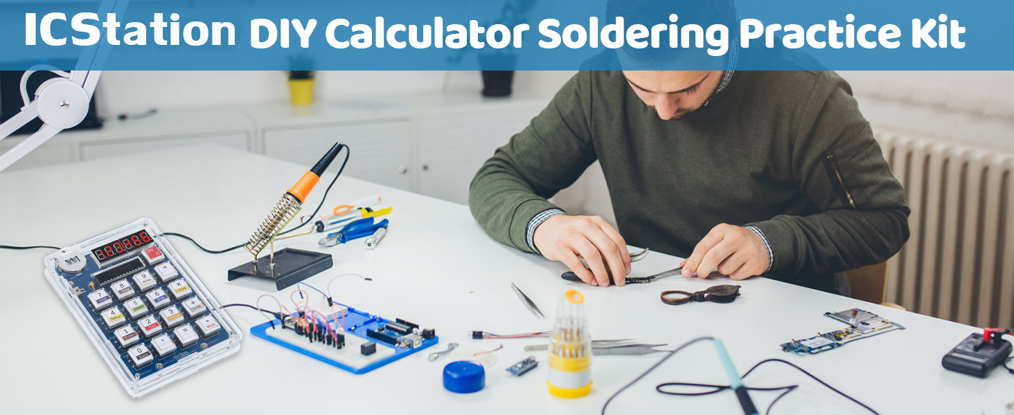 DIY Calculator Kit - Color Ring Resistance Calculator | Soldering Projects